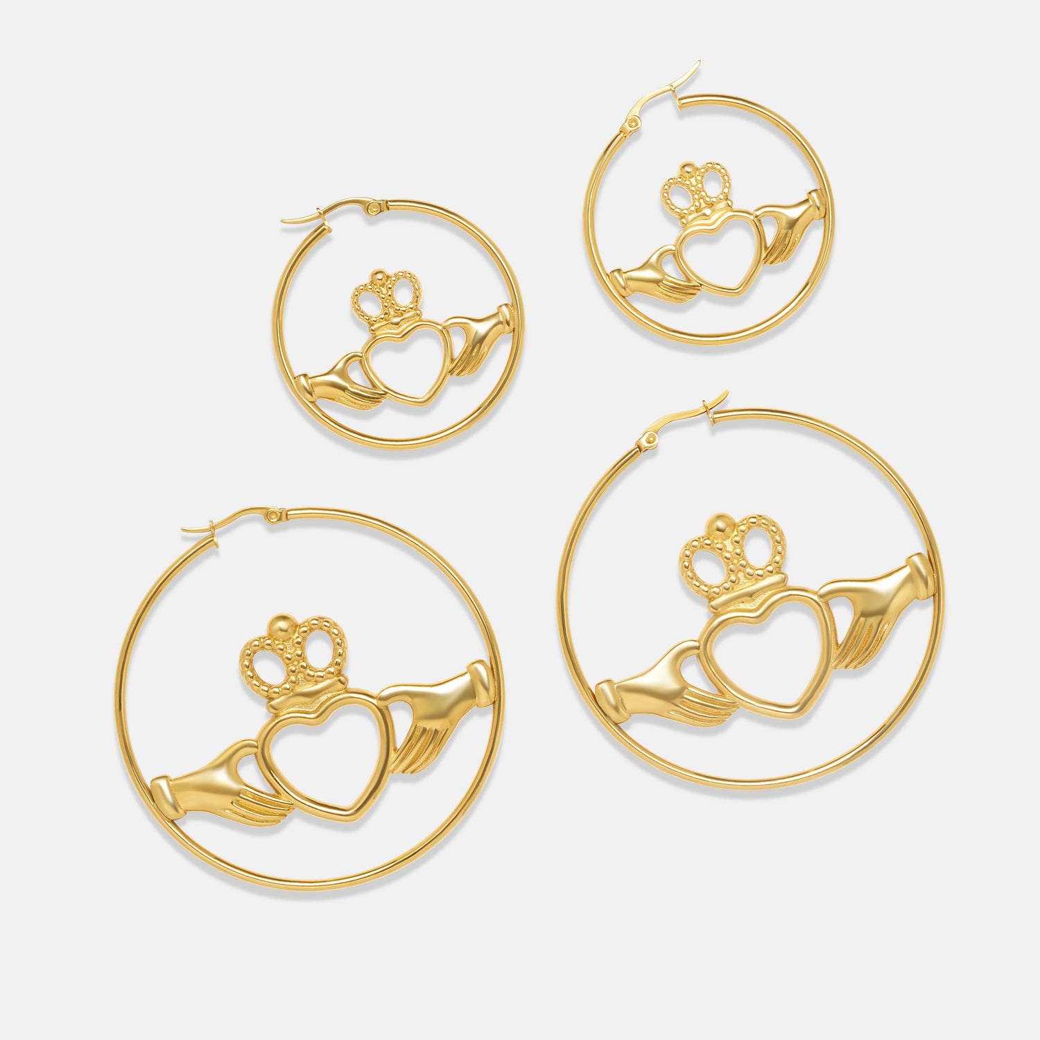 Claddagh, Huggie & Statement Earrings Collection | Fada Jewellery